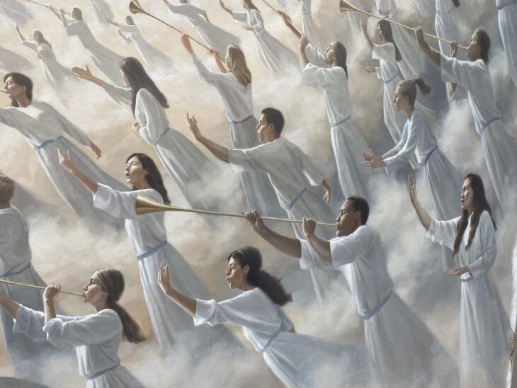 Thine Angels Have Charge Over Them – Tiny 3D Temples