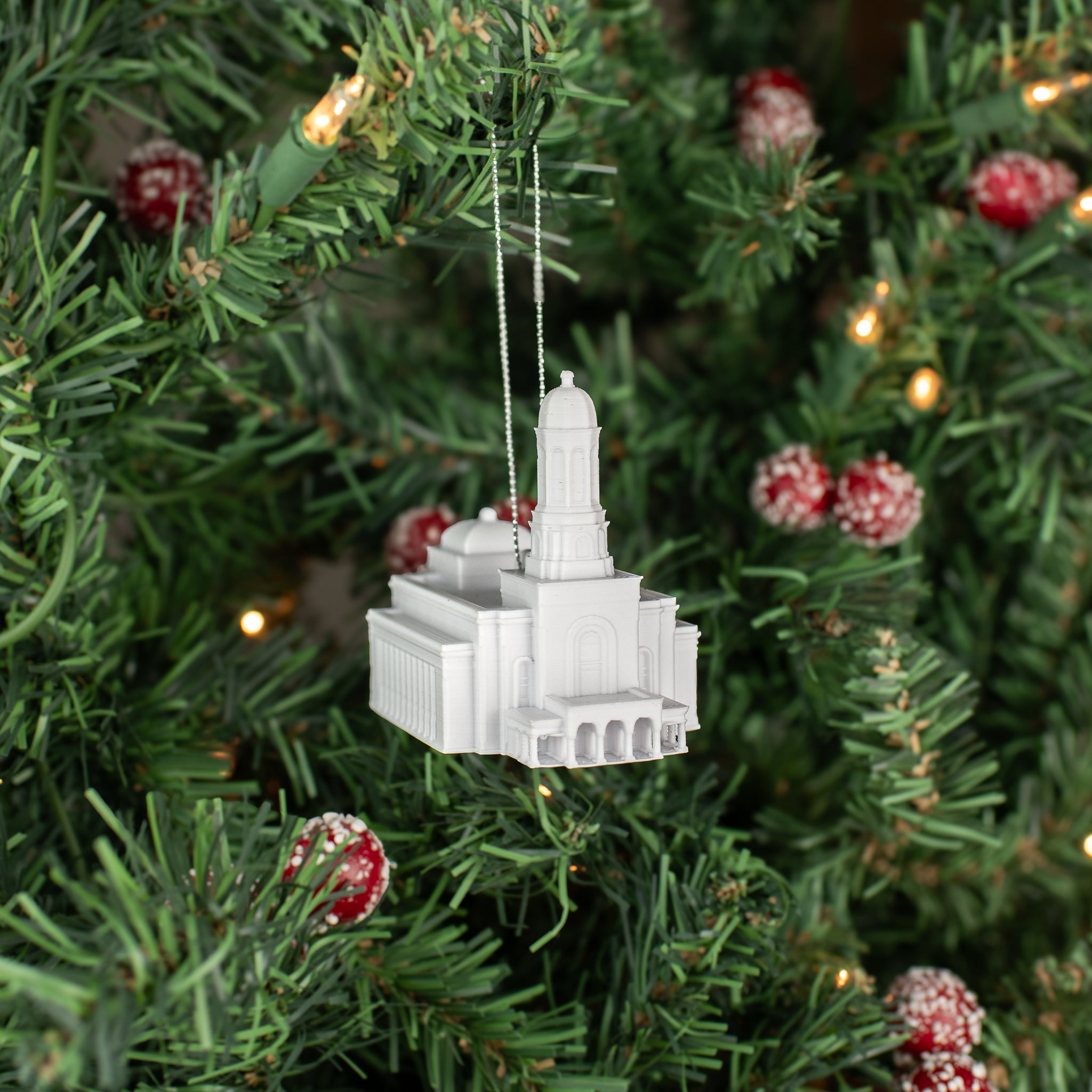 Ephraim Utah Temple Christmas Ornament – Tiny 3D Temples