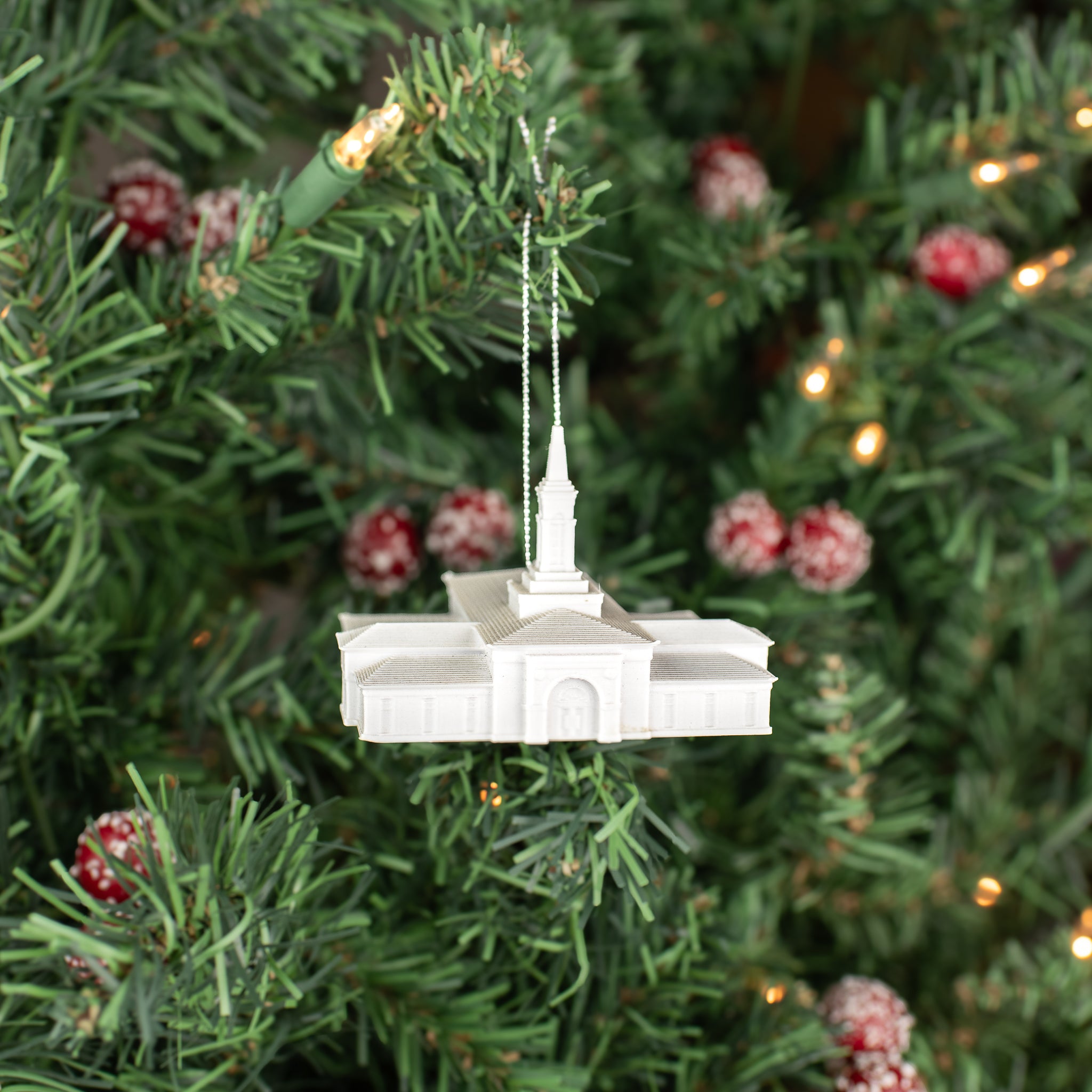 Neiafu Tonga Temple Christmas Ornament – Tiny 3D Temples