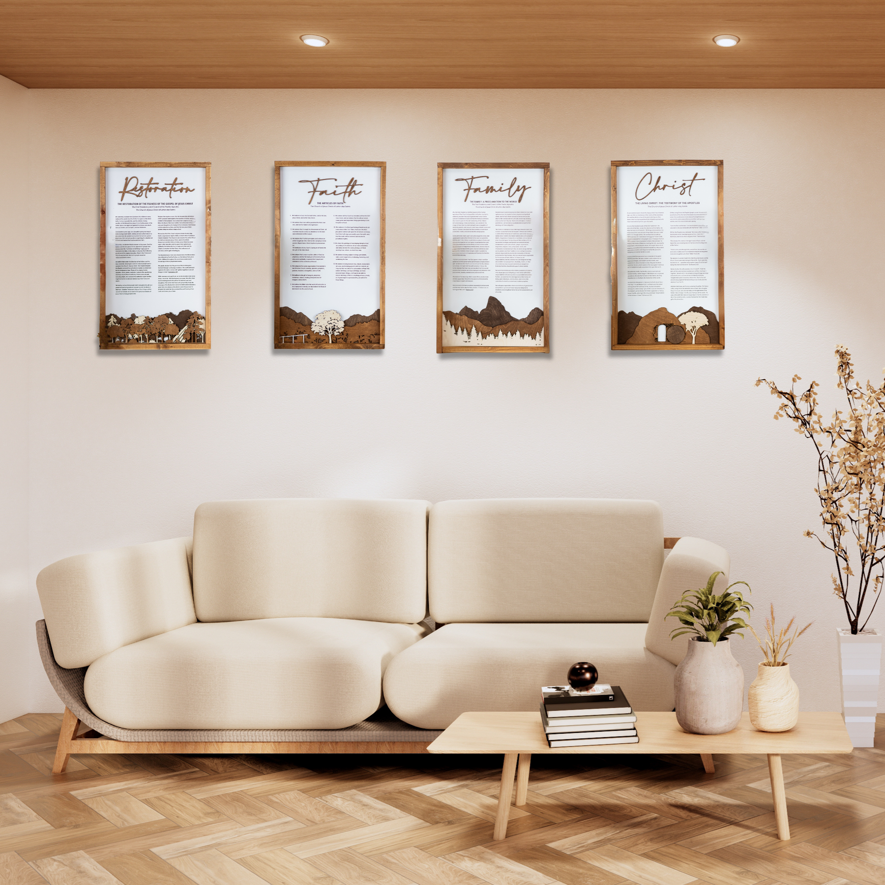 Scenic Proclamation Signs – Handcrafted Faith-Inspired Home Decor ...