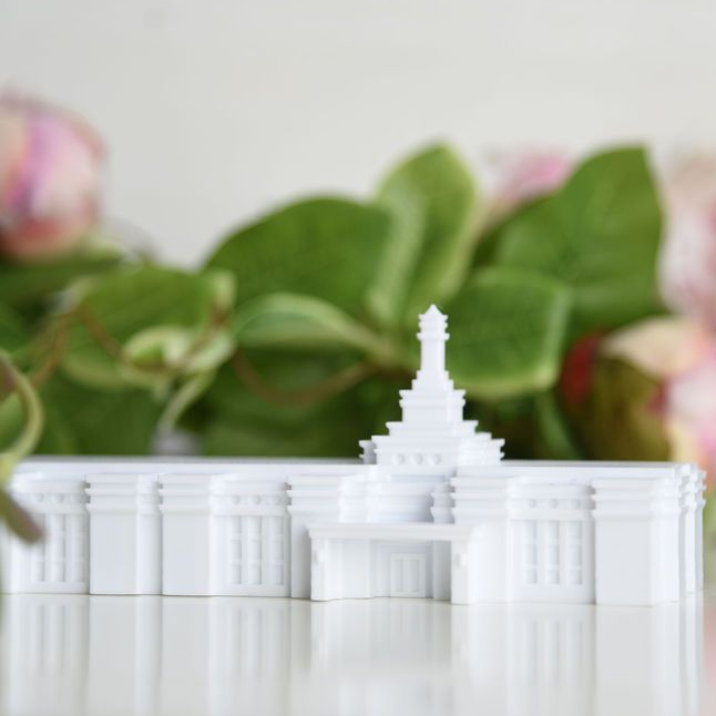 Aba Nigeria Temple Replica Statue – Tiny 3D Temples