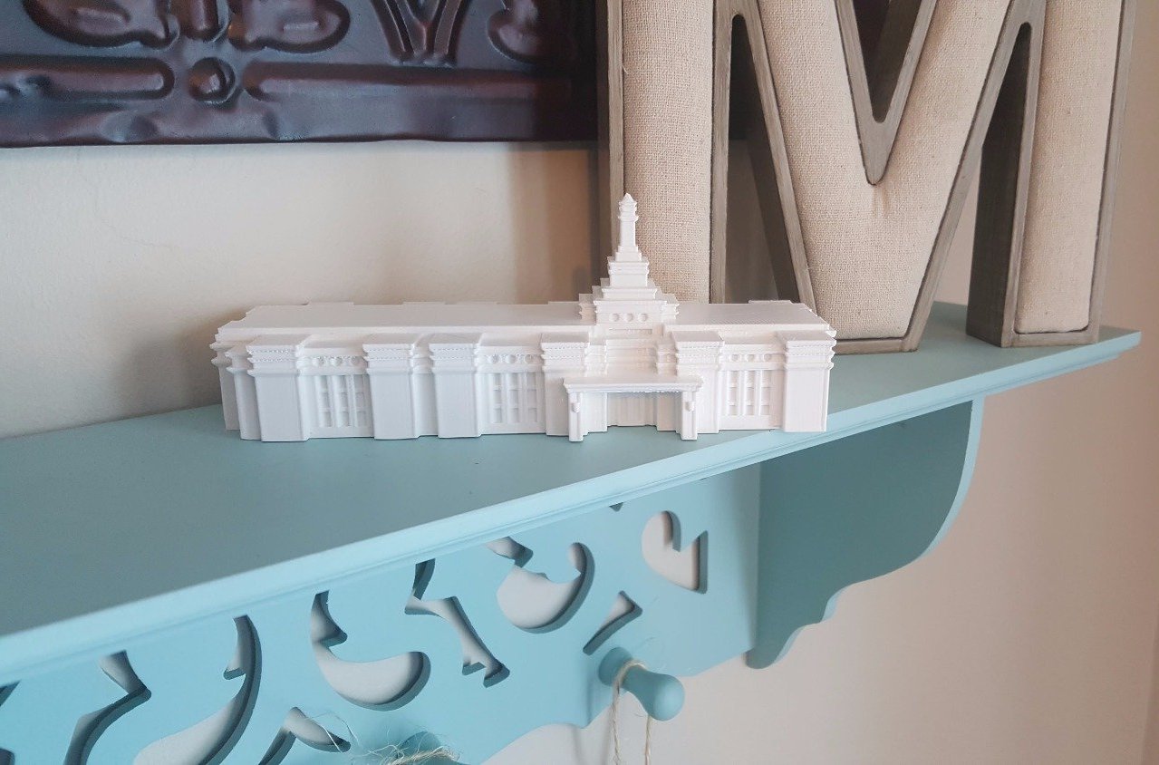 Spokane Washington Temple Replica Statue – Tiny 3D Temples